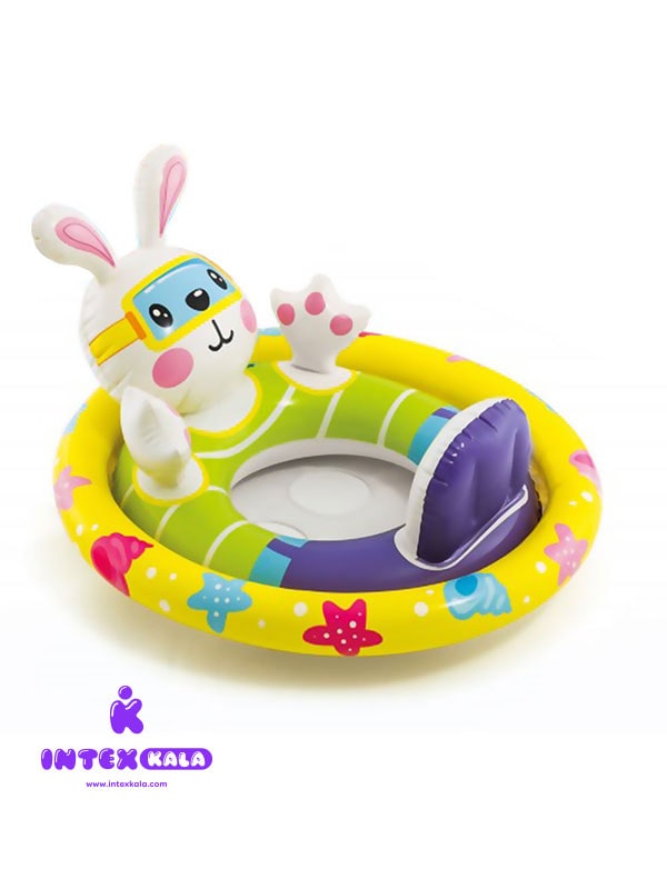 خرید و قیمت شناور شورتی بادی طرح خرگوش اینتکس مدل 59570 - اینتکس کالا